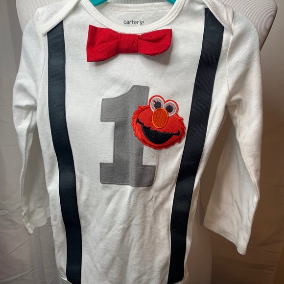 Carter's | One Pieces | New First Birthday Elmo Onesie Baby | Poshmark